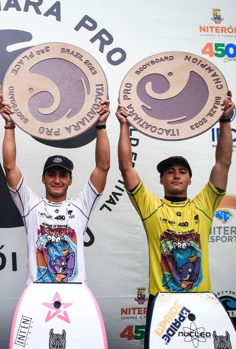 Los mellizos Moisés y Rodrigo Silva Vásquez y el bodyboard - Hogar de Cristo