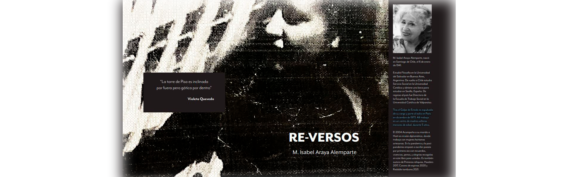 Juan Cristóbal Romero presenta Re-versos de Isabel Araya - Hogar de Cristo